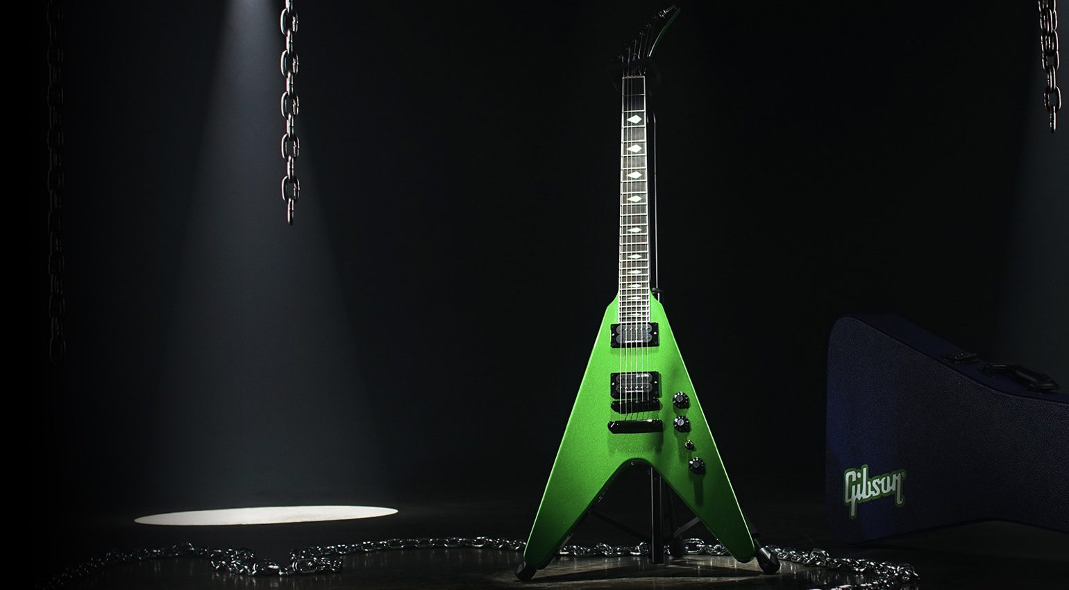 Gibson Dave Mustaine Flying V Exp Rust en paix