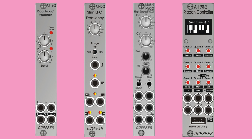 Nouveaux modules Superbooth de Doepfer : maintenant disponibles (pour ...
