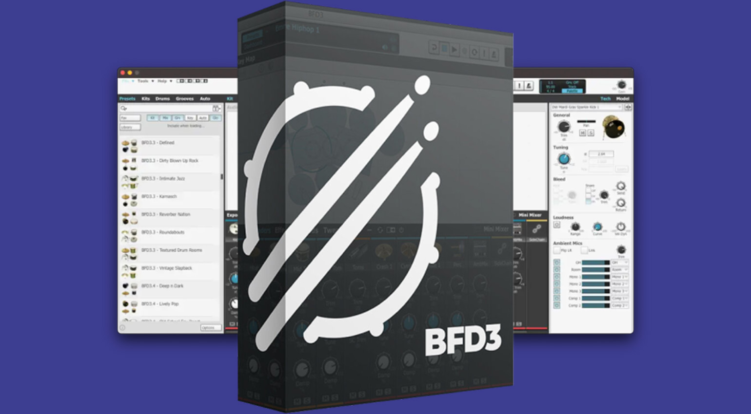 BFD 3.5 – Le plugin Drum devient plus grand et meilleur