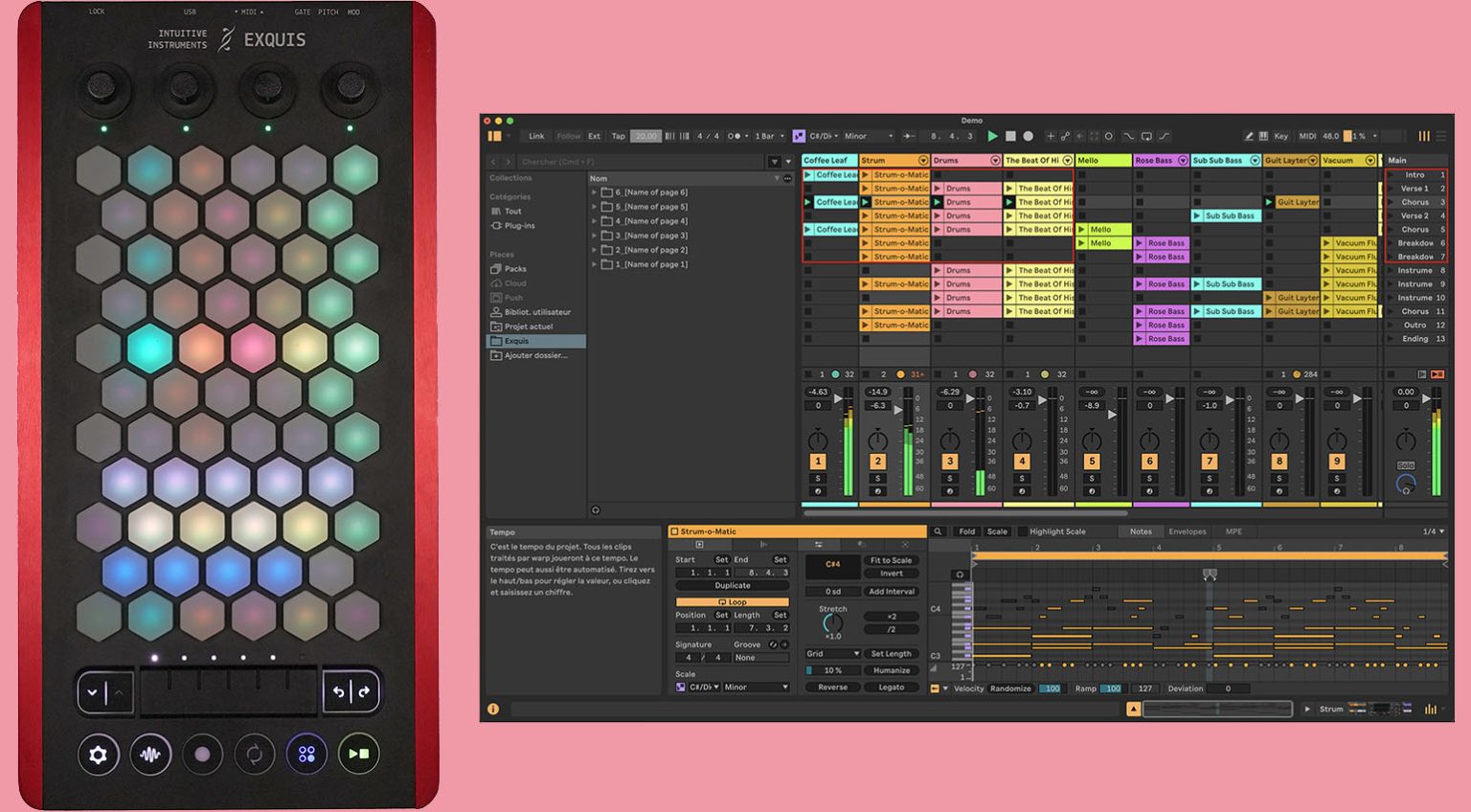 Le contrôleur MPE abordable Exquis d'Intuitive Instruments prend ...