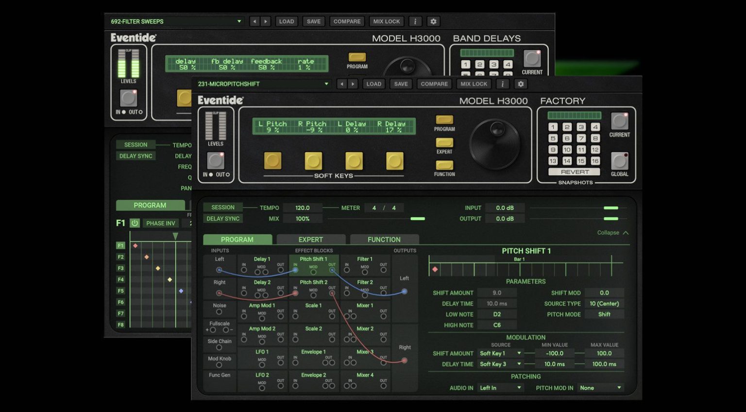 Plug-ins Eventide H3000 Mk II : mises à jour pour les effets classiques